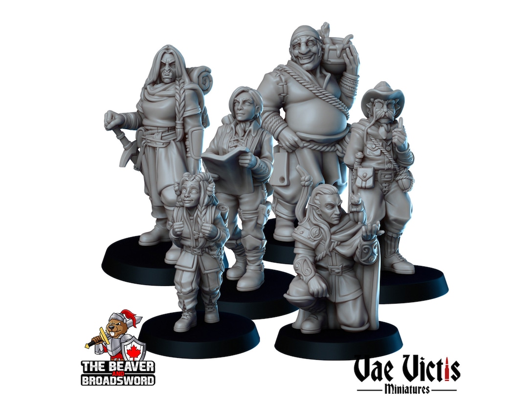 Explorers Camp Mini Set - Vae Victis | Elf | Orc | Human | Ranger ...