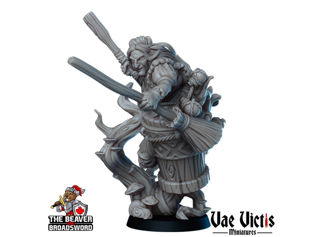 Baba Yaga Witch Mini - Vae Victis | Dnd | Evil | Hag | Sorceress ...