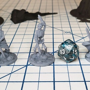 Skeletons Set 1 Dnd Mini Pack Fat Dragon Games Skeleton Undead Lich ...