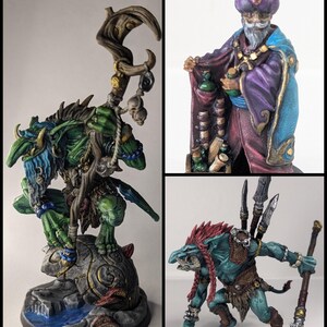 Ancient Statues / Ruins - DND & Wargaming Terrain - EC3D Wintertide ...