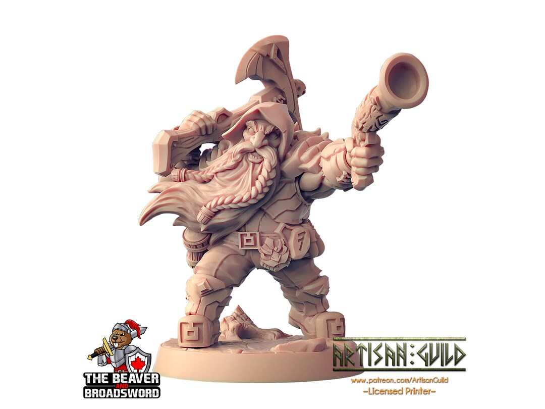 Dwarven Oathbreaker A Dnd Mini - Artisan Guild | Dwarf | Fighter | Male ...