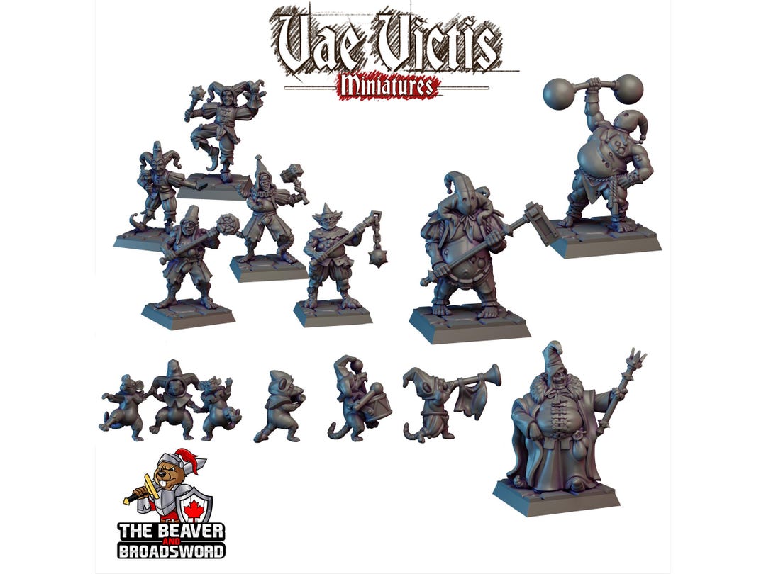 Corrupted Circus Mini Set - Monster, Fey, Undead, Dnd, Fantasy- High ...