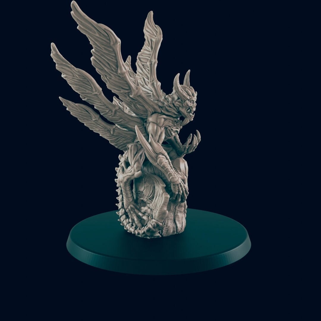 Bone Devil Dnd Mini- EC3D, | Ghost | Monster| Demon | Undead | 32mm ...