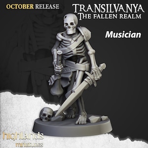 Skeleton Warrior Set - Highland Miniature | Dnd | Undead | Melee | 32mm ...