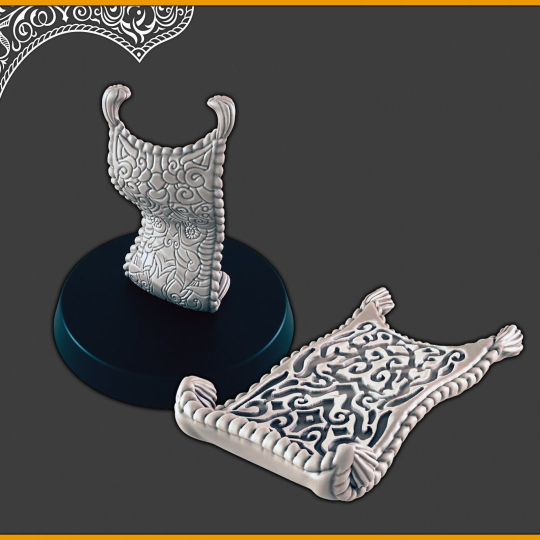 Magic Carpet - DND Mini, EC3D Scorching Sands, Desert Miniatures | Fl ...