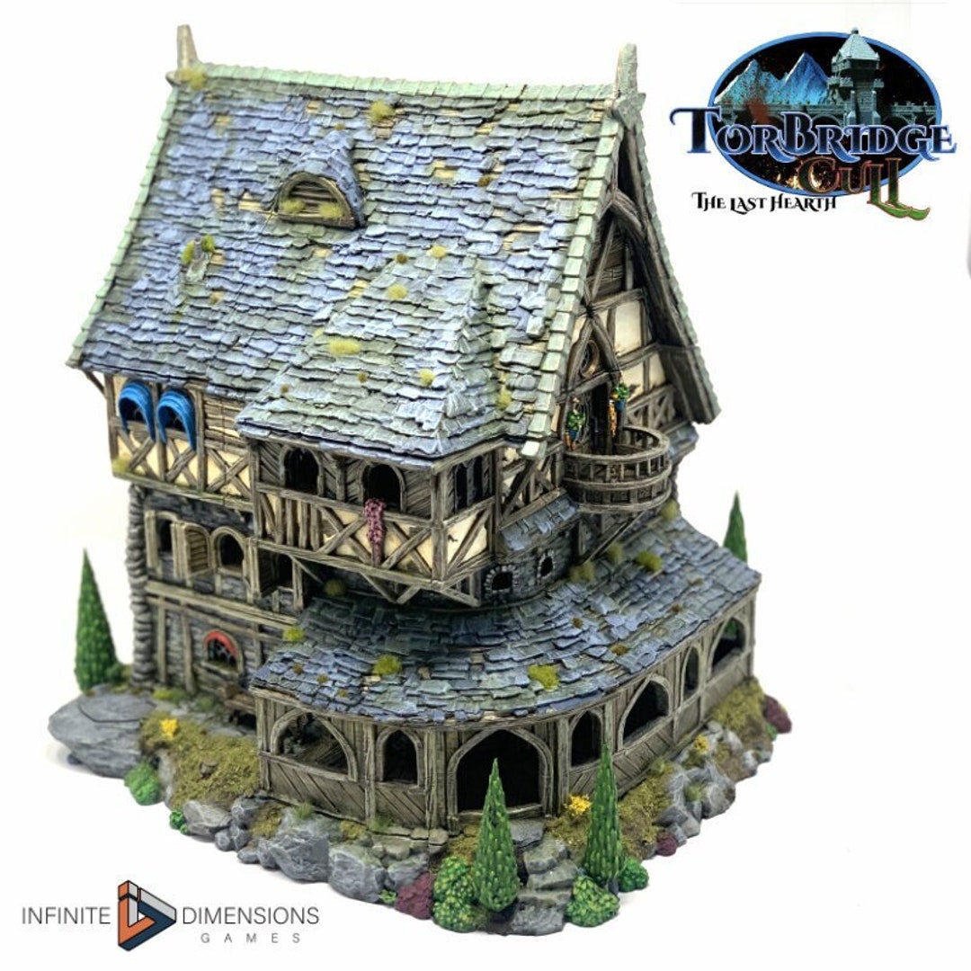 The Widow's Manor Model Building Set - Dnd, Wargaming, Model Train ...