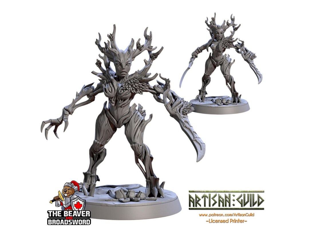 Barkwraith Spriggan A, Fighter, Monster, Fey, Dnd, Elven High Quality ...