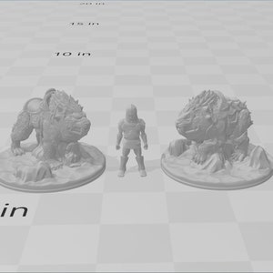 Armored Sabertooth / Battlecats - DND Mini - EC3D Wintertide, Winter ...