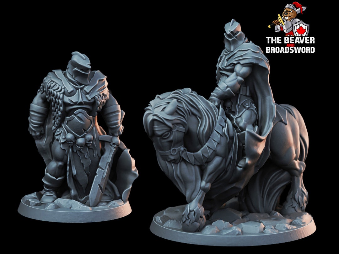 Dnd Fallen Knight Mini Set - Arbiter Minitatures - Fighter | Paladin ...