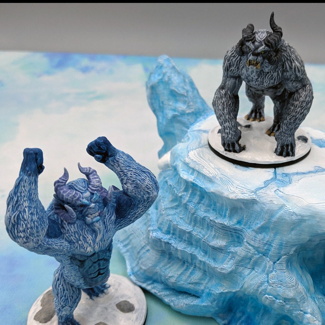 Yeti DND Mini EC3D Wintertide, Winter Miniature Elephant Animal Cold ...