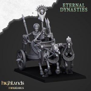 Ancient Skeletal Chariots - Highlands Miniatures | Undead | Skeleton ...