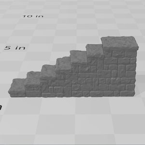 Dungeon Style Stairs Tiles - Dnd 5E, Pathfinder 2E - Dungeon Tiles ...