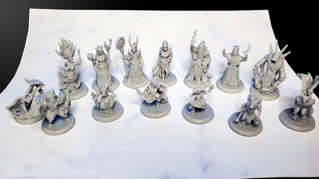 Dnd Monster Mini Pack 1 14 Miniatures Set EC3D Pathfinder - Etsy Canada