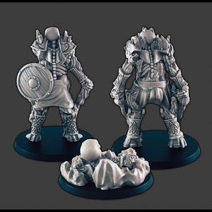 Frost / Frozen Skeletons - DND Mini - EC3D Wintertide, Winter Miniature ...