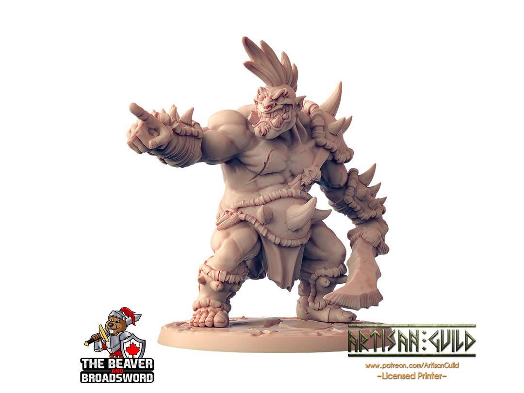Ogre Marauder With Sword 2 - Artisan Guild | Dnd | Fighter | Barbarian ...