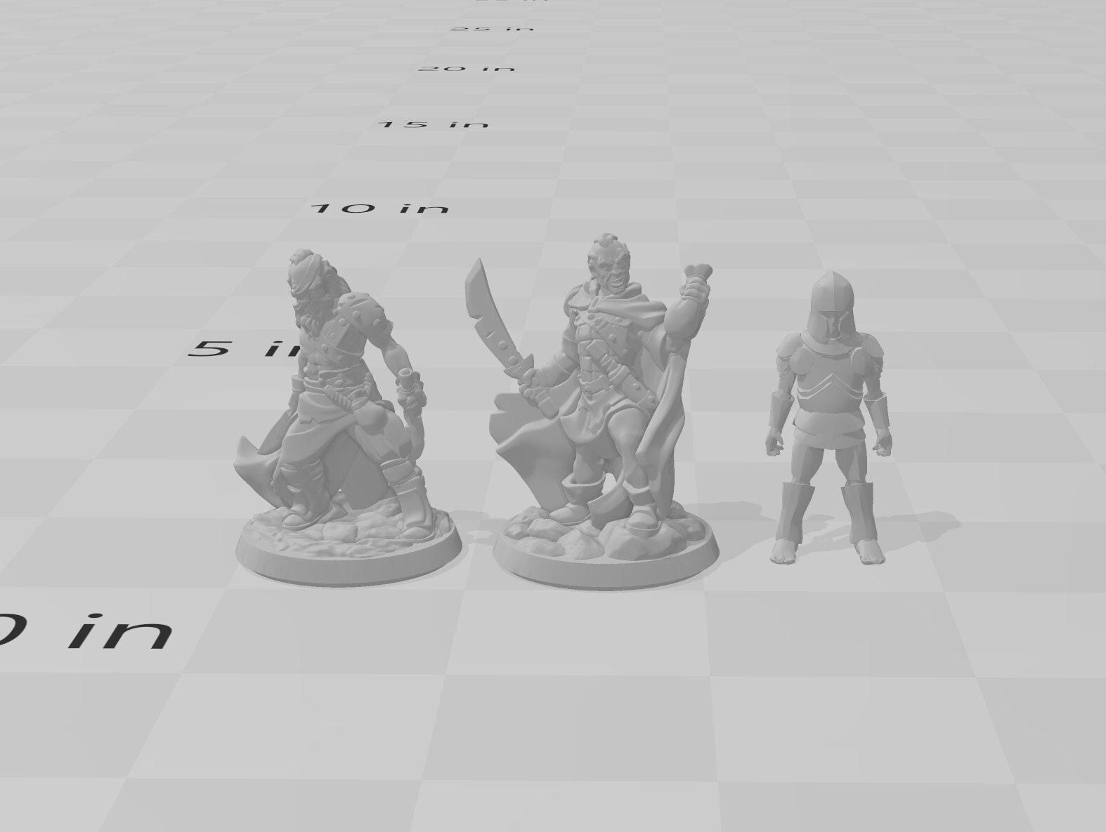 Dnd Bandit Brothers Mini Set - Arbiter Minitatures - Thief | Rogue ...