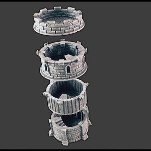 Watchtower - DND & Wargaming Terrain - EC3D Wintertide, Snow, Arctic ...
