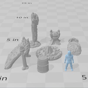 Ice Tribe Scatter - DND & Wargaming Terrain - EC3D Wilds of Wintertide ...