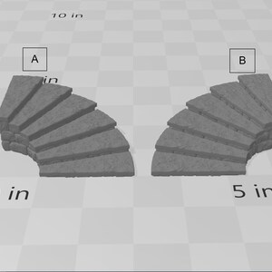 Dungeon Style Stairs Tiles - Dnd 5E, Pathfinder 2E - Dungeon Tiles ...