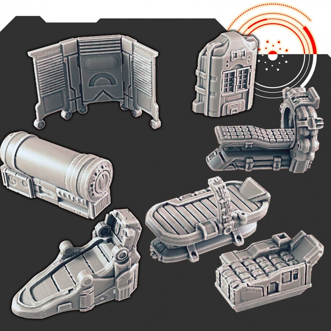 Sci-fi Scenery - Med Bay - EC3D, Infinity, Legion, Sci-fi, Cyberpunk ...