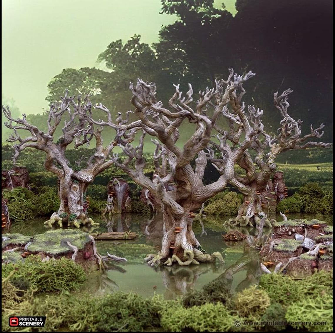 Wildwood Trees - the Gloaming Swamps by Printable Scenery, Dnd ...