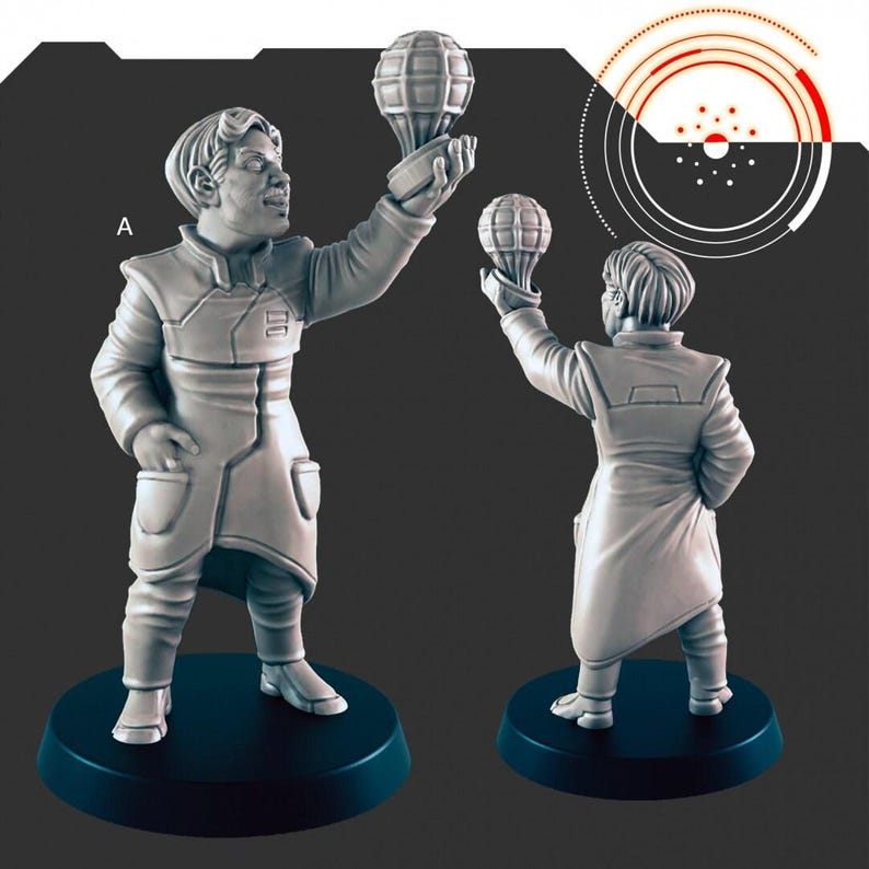 Sci-fi Human Scientists/npcs Mini Set - EC3D | Legion | Cyberpunk ...