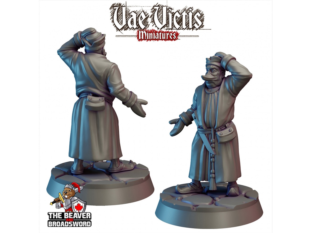 Duckman Mini Vae Victis Dnd Pathfinder, Duck, Avian, Commoner Aarakocra ...