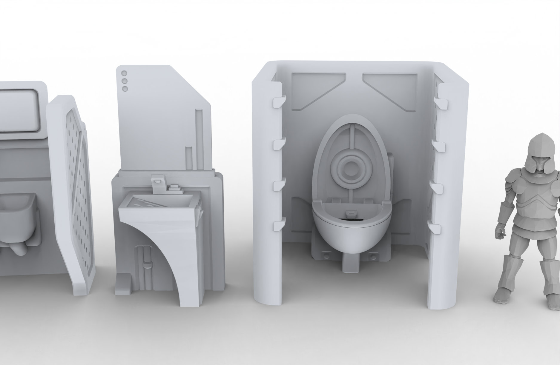 Bathroom Scatter Terrain Novus Landing EC3D Infinity - Etsy