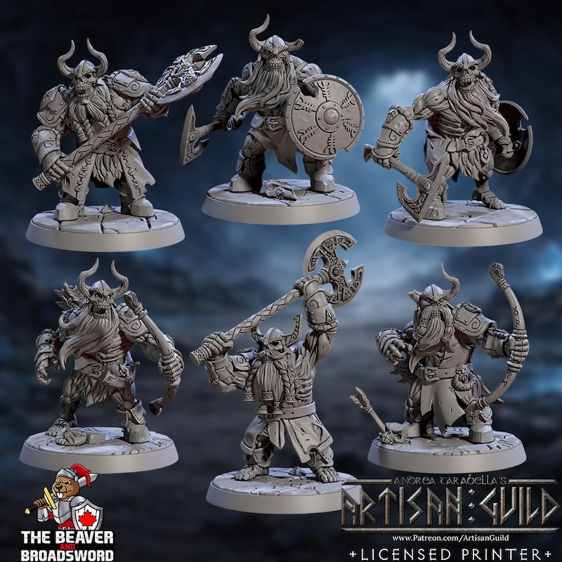 Undead Dwarf Miniatures - Etsy