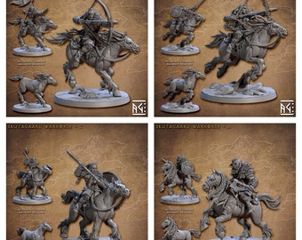 Viking Female Ranger Dnd Mini Artisan Guild Bear Human Female Viking ...