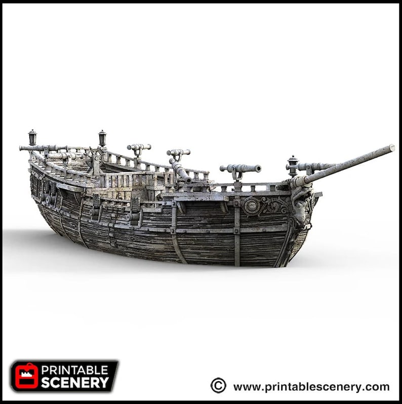 The Brig - the Lost Ships, Dnd 5E, Pathfinder 2E 15mm, 28mm, 32mm ...
