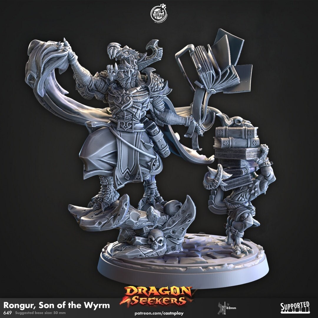 Rongur, Son of the Wyrm - Cnp Dragon Seekers | Dnd Miniature ...