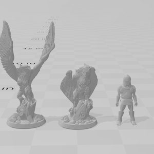 Dnd Harpy Mini Set Arbiter Minitatures Coastal Forest Wargaming ...