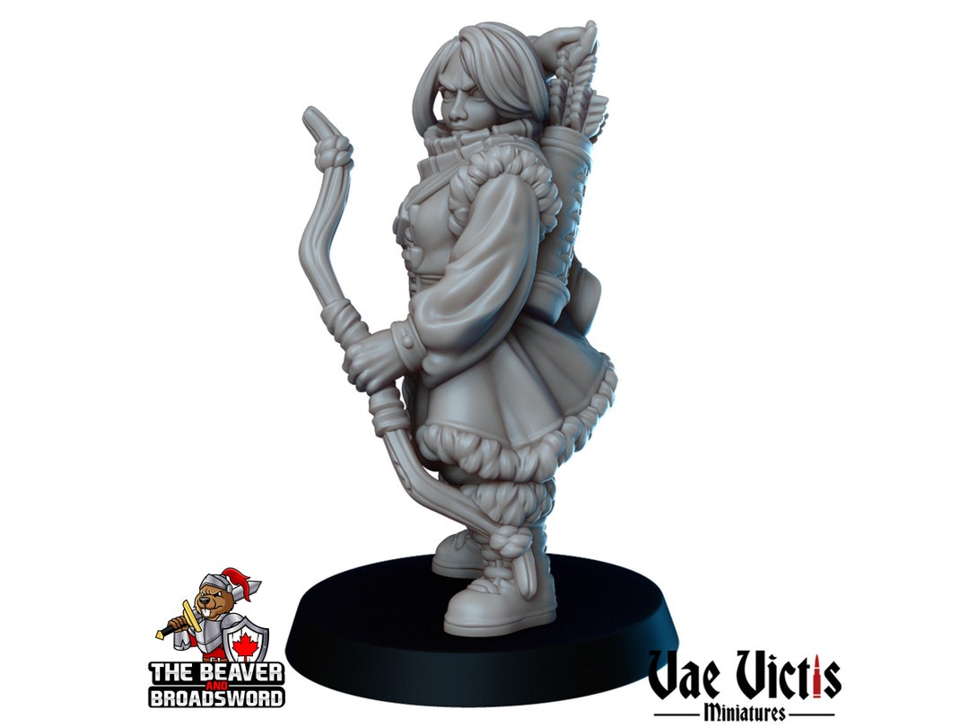 Young Arctic Ranger Dnd Mini Vae Victis Villager Human Female NPC PC ...