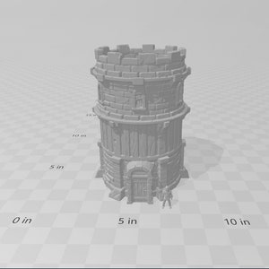 Watchtower - DND & Wargaming Terrain - EC3D Wintertide, Snow, Arctic ...