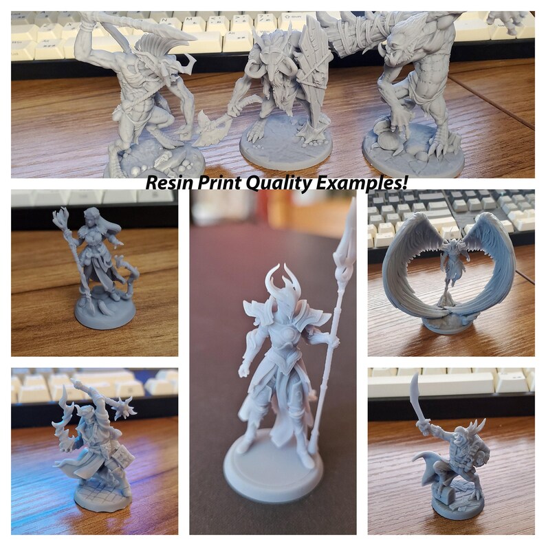 Half Orc Female Waitress - EC3D | Dnd | Orc | Villager Minis ...
