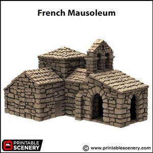 French Mausoleum King and Country, Dnd Medieval Building, Graveyard ...