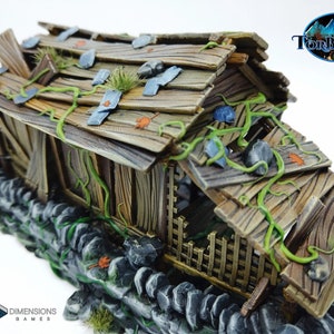 Dilapidated Shed Miniature Building - Dnd, Wargaming, Model Train ...