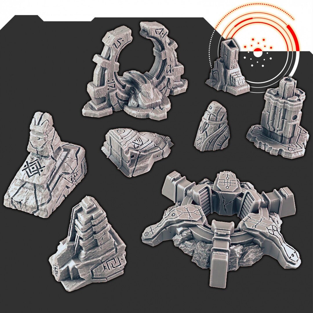Sci-fi Scenery - Elder Artifacts - EC3D Design, Infinity, Legion, Scifi ...