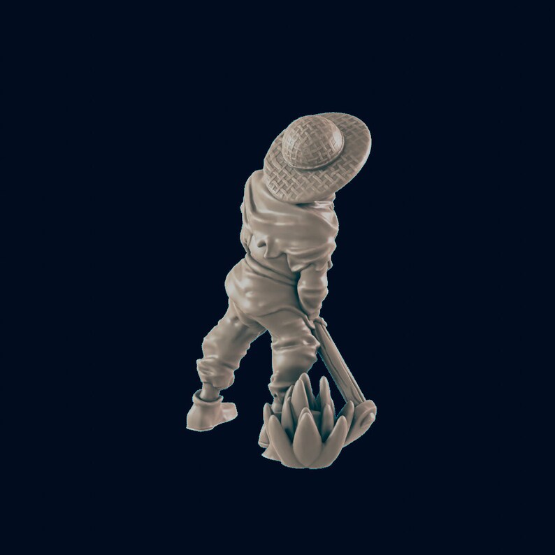 Human Farmer EC3D Dnd Farm Villager Peasant Male - Etsy