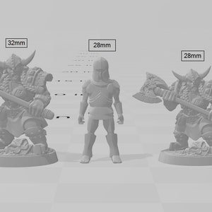 Female Dwarven Defender Dnd Mini With Axe - Artisan Guild | Fighter | Barbarian | Dwarf | Cleric ...