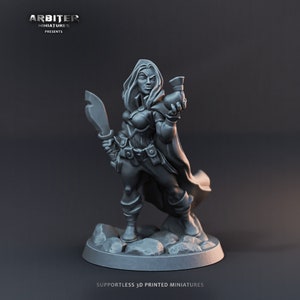 Dnd Miniature Party Set 2 - 28mm Adventuring Group - Warlock | Rogue ...