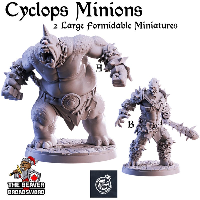 Cyclops Miniature 28mm - Etsy