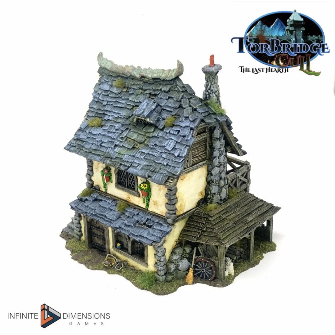 Grumbles Cottage Model Building Set - Dnd, Wargaming, Model Train ...
