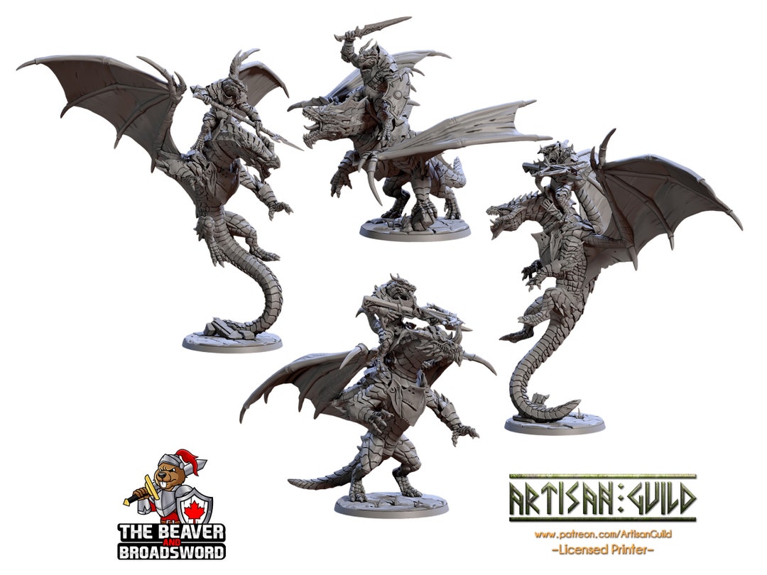 Draconic Assault Dragons Mini Set - Artisan Guild | Dnd | Dragon ...