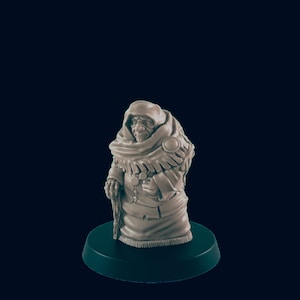 Human Woman Grandmother Dnd Mini- EC3D |villager Minis | Peasant | PC ...