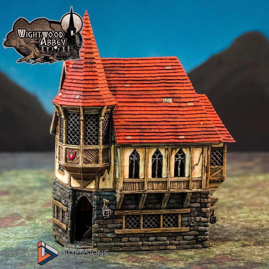 Abbot’s House - Wightwood Abbey Set | Diorama | Dnd | Wargaming ...
