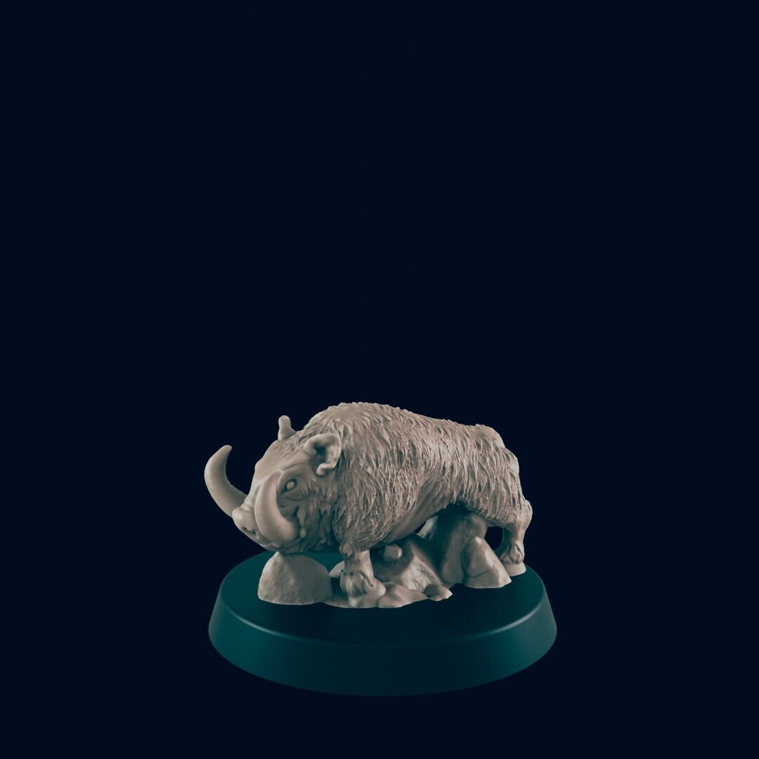 Boar EC3D, Dnd Animal Pig Monster 5E Medium 32mm Pathfinder Fantasy ...