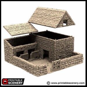 Farm Pig Pen - King and Country, Dnd Medieval Building, Village, Town ...