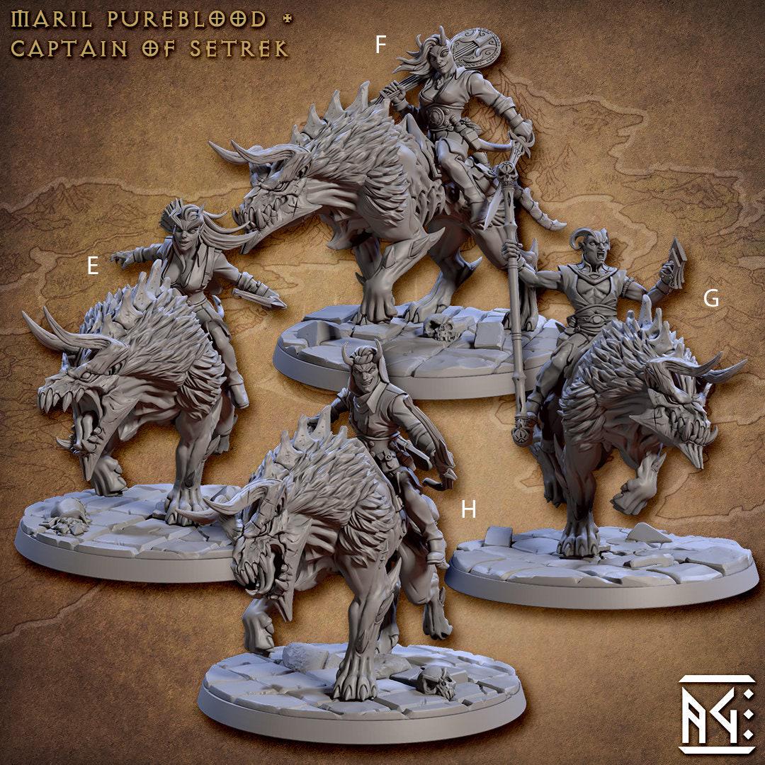 Demonhound Riders - Artisan Guild | Tiefling | Mounted | Caster | Melee ...